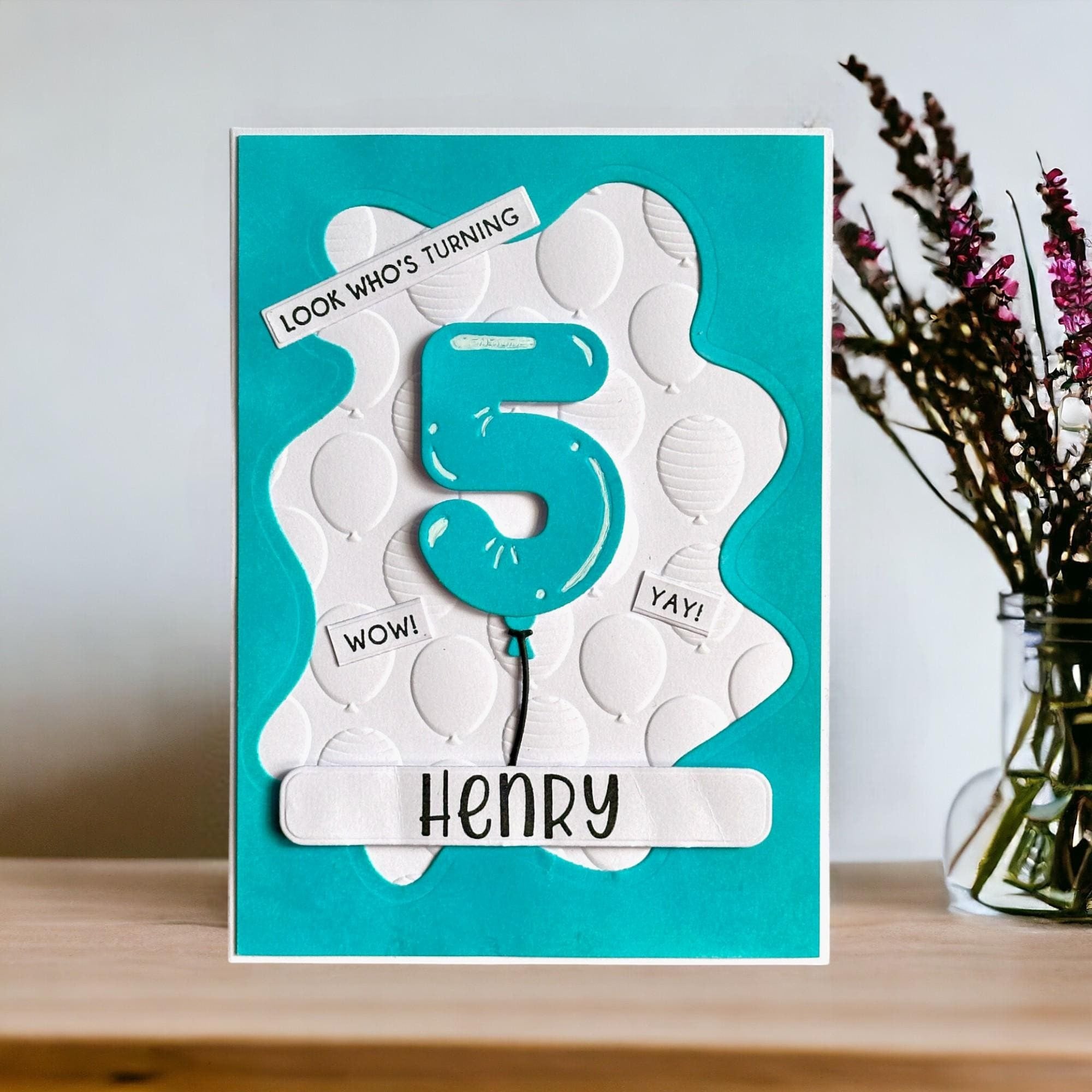 Personalised Birthday Card for Any Age, Handmade Birthday Card, Many ...